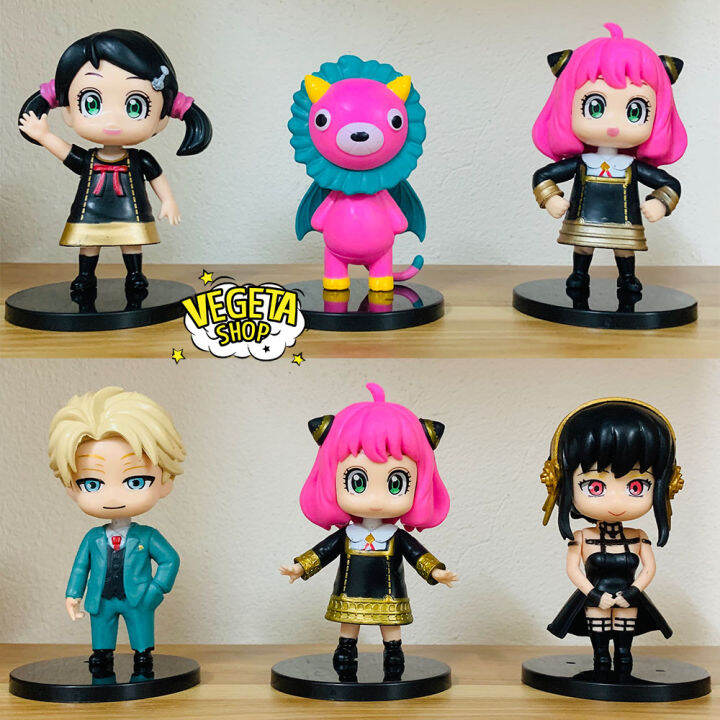 Mô hình Spy X Family Gia đình điệp viên Chibi Loid Forger Yor Forger ...