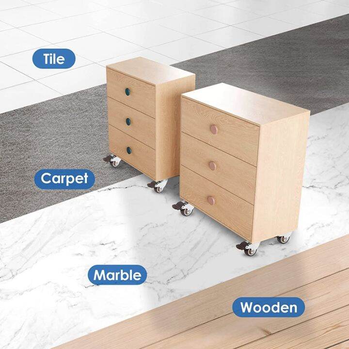 Furniture Castors Small,360 Degree Swivel Castors Heavy Duty Load ...