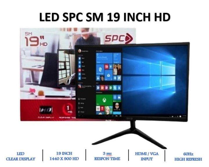LED MONITOR SPC SM 19 INCH HD | Lazada Indonesia