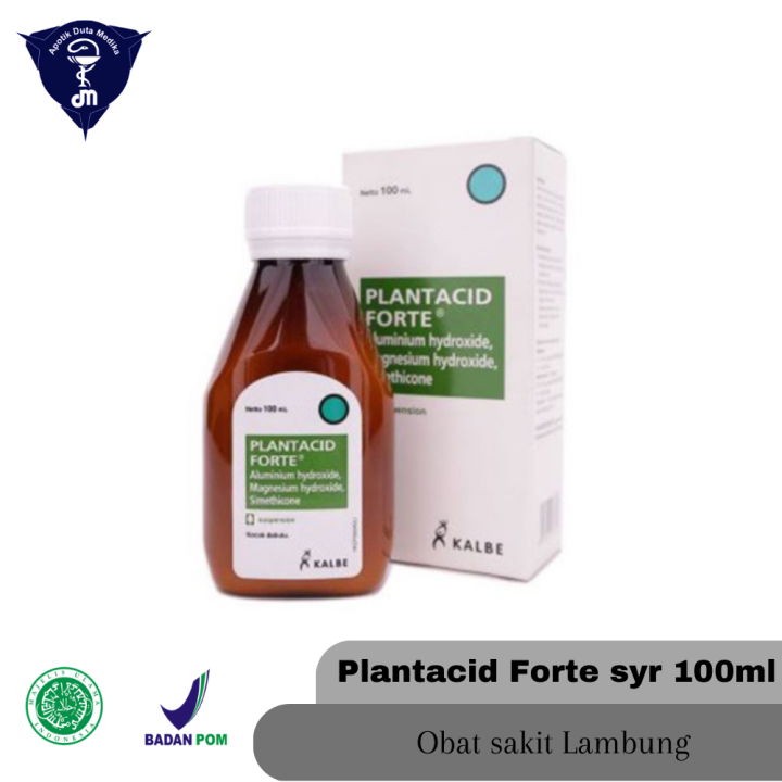 Plantacid Forte Sirup 100 ml - obat sakit maag , Mengurangi gejala ...