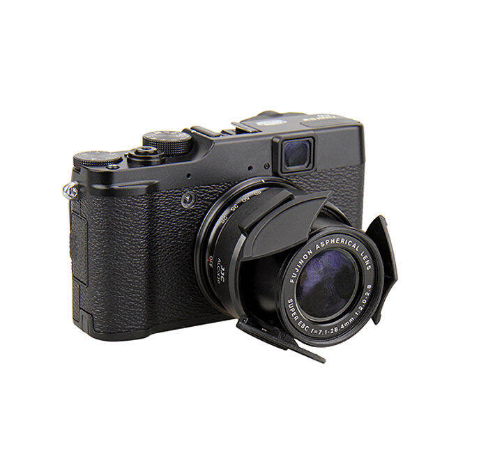 Auto Lens Cap Hood Cap For FujiFilm X10 , X20 , X30 .... ฝาปิดเลนส์ ...