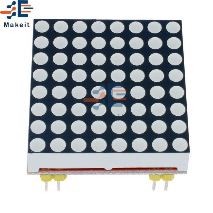 Red MAX7219 LED Dot Matrix Common Cathode Microcontroller Display Module Control 5V/3.3V LED ...