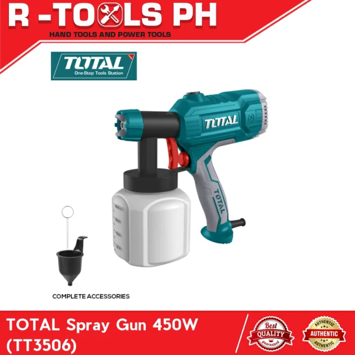 Total Spray Gun 450W (TT3506) (Authentic) | Lazada PH