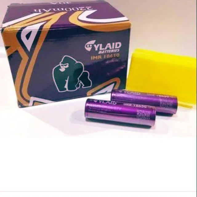 LEGIT CYLAID PURPLE (2PCS) 2200mAh 18650 VAPE BATTERY 40A (PER PAIR ...