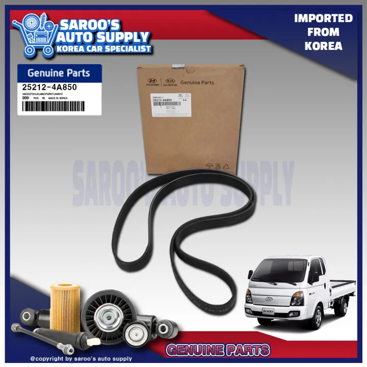 [Genuine] Drive Belt / Fan Belt / Ribbed belt For Hyundai H100 ...