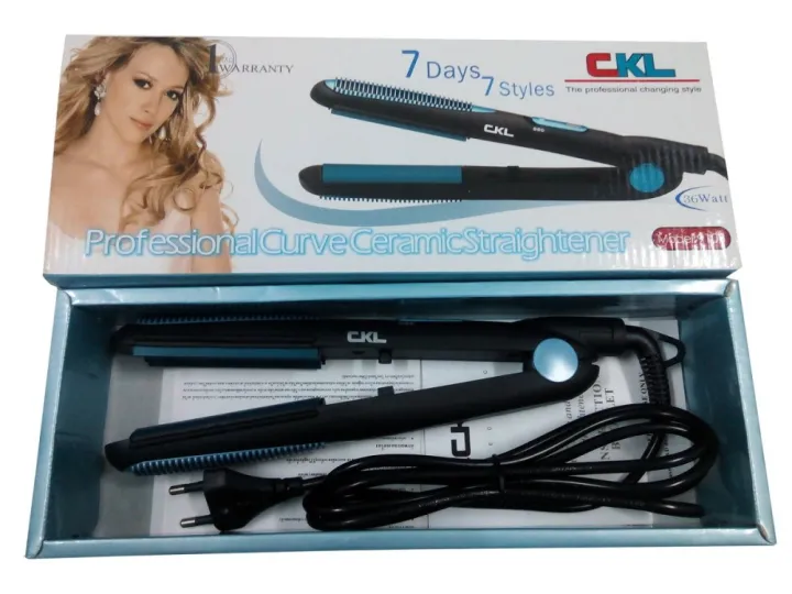 CKL twosister เครื่องหนีบผม ทำได้ทั้งผมตรง ผม ลอน ckl 9108 | Lazada.co.th
