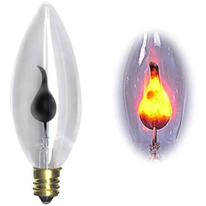 Flame flickering light dancing altar fire bulb candle flame light ...