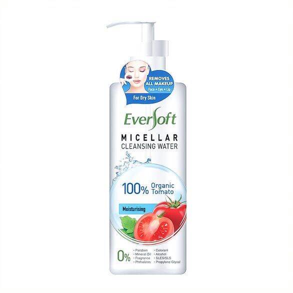 EVERSOFT Micellar Cleansing Water Tomato 300ml | Lazada