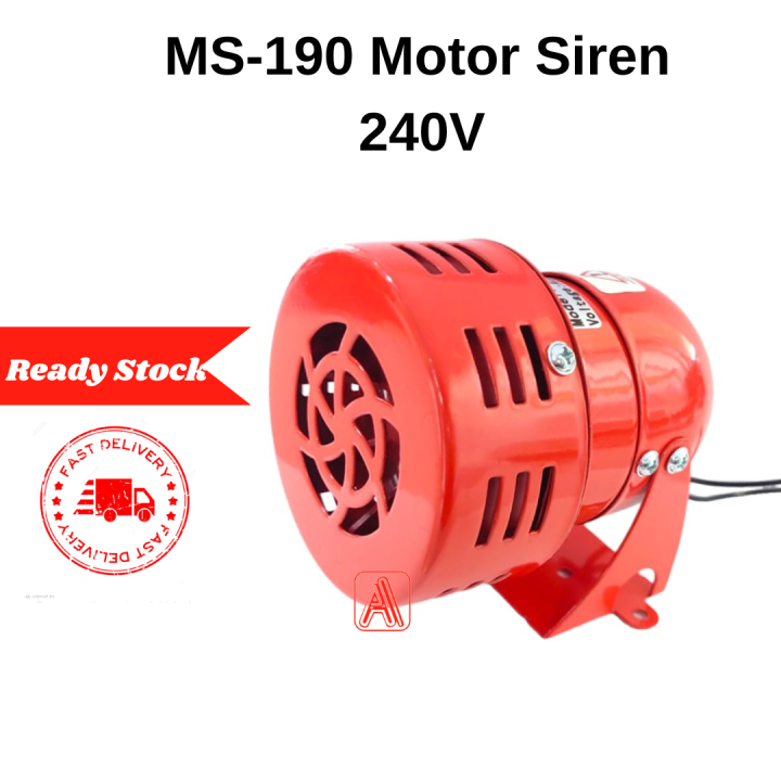 Rednex 3 inch ( 3" ) MS-190 MS190 110DB Mini Baby Siren Motor Siren ...