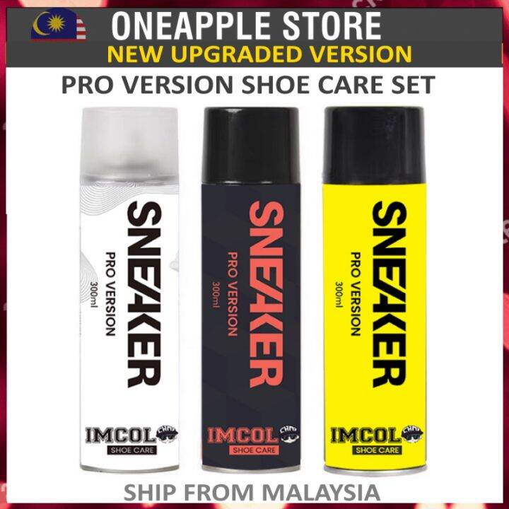 (300ml x 3 in 1 Set) SNEAKER鞋子保养喷雾剂清洁防水除臭 Top-Care Shoe Cleaner ...
