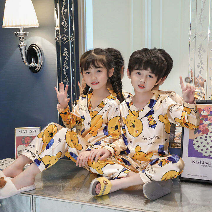 Sleeping Clothes Baju Tidur Sleeping Wear Korean Style Long Sleeve ...