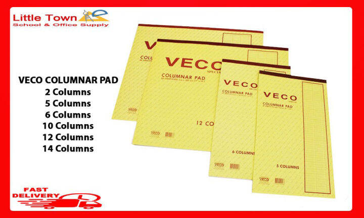 Veco / Fortune Columnar Pad 50sheets per pad | Lazada PH