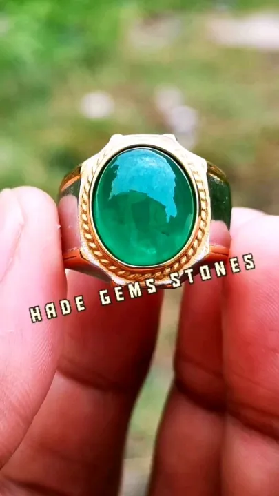 BATU PERMATA ZAMRUD ZAMBIA EMERALD SUPER KUALITAS ORIGINAL | Lazada ...