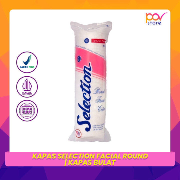 Kapas Selection Facial Round Kapas Bulat | POV Store | Lazada Indonesia