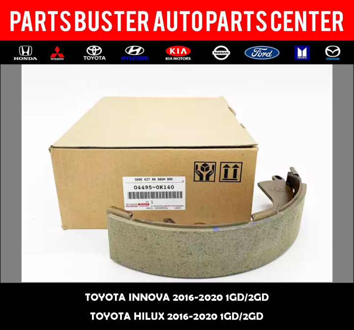 Genuine Brake Shoe for Toyota Innova 2016-2020 & Toyota Hilux 2016-2020 ...