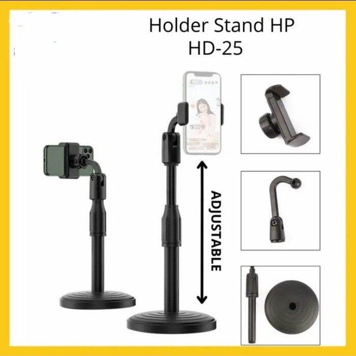 PHONE HOLDER STAND MEJA HD-25 - HOLDER MEJA STAND HOLDER HP UNIVERSAL ...