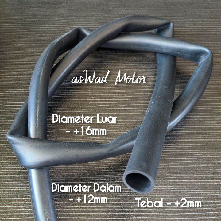 Selang mobil Diameter dalam 12mm luar 16mm tebal 2mm Universal | Lazada ...