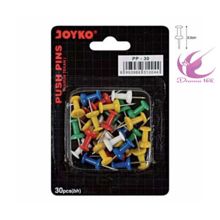 Push Pin Jarum Tekan Paku Pin Joyko PP-30 | Lazada Indonesia