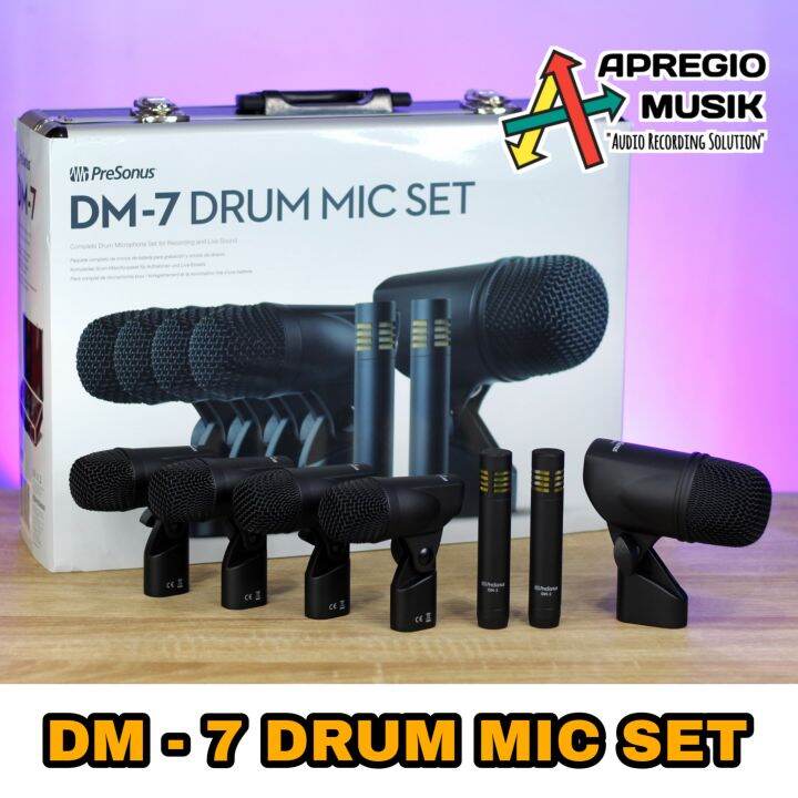 Presonus DM7 DM 7 Professional Microphone Drum Set | Lazada Indonesia