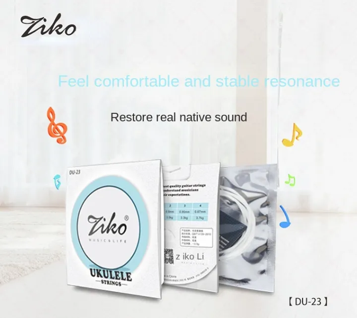 Ziko/nylon ukulele strings DU series, popular ugli strings | Lazada PH