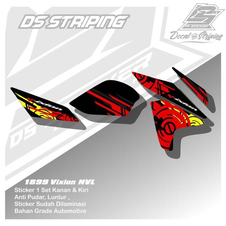 1899 Sticker Striping Motor YAMAHA VIXION NVL List Variasi Desain Keren ...