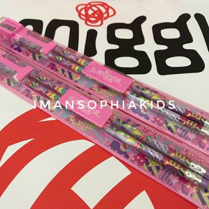 [💯original] Smiggle Combo Ruler Stationery Set | Lazada