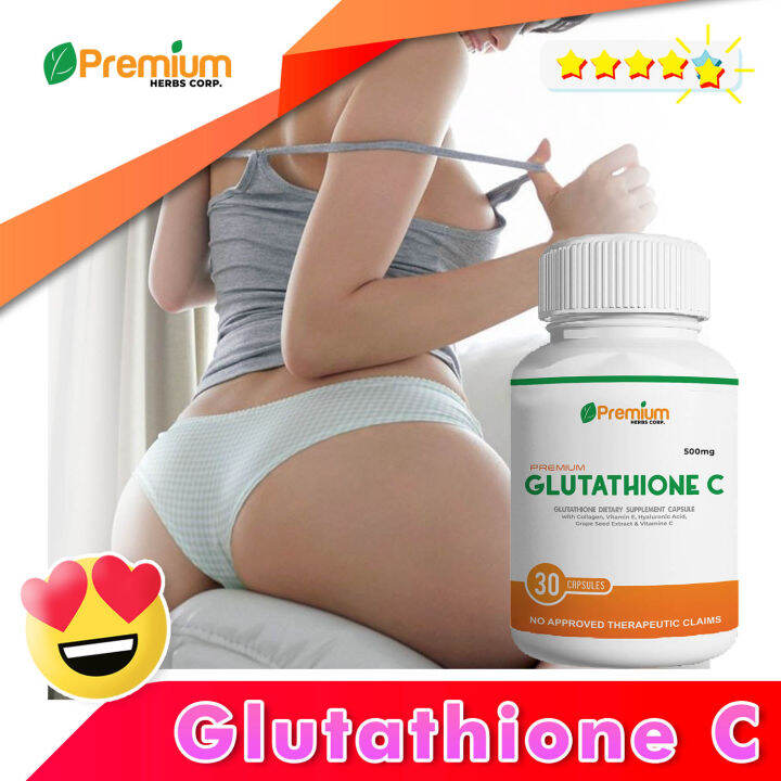 🔥 Premium Glutathione C Gluta Original Whitening Capsule Effective For Men And Women 1 Bottle ...
