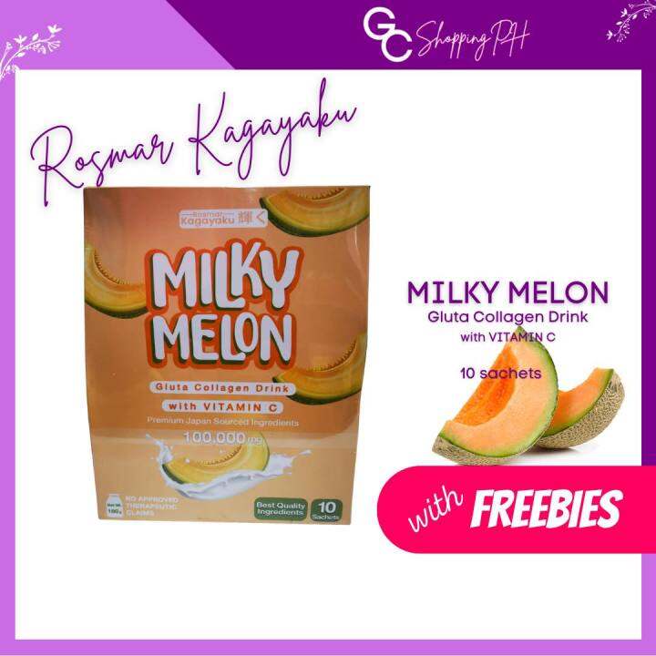 Original and Authentic Rosmar Kagayaku Milky Melon Collagen Drink ...