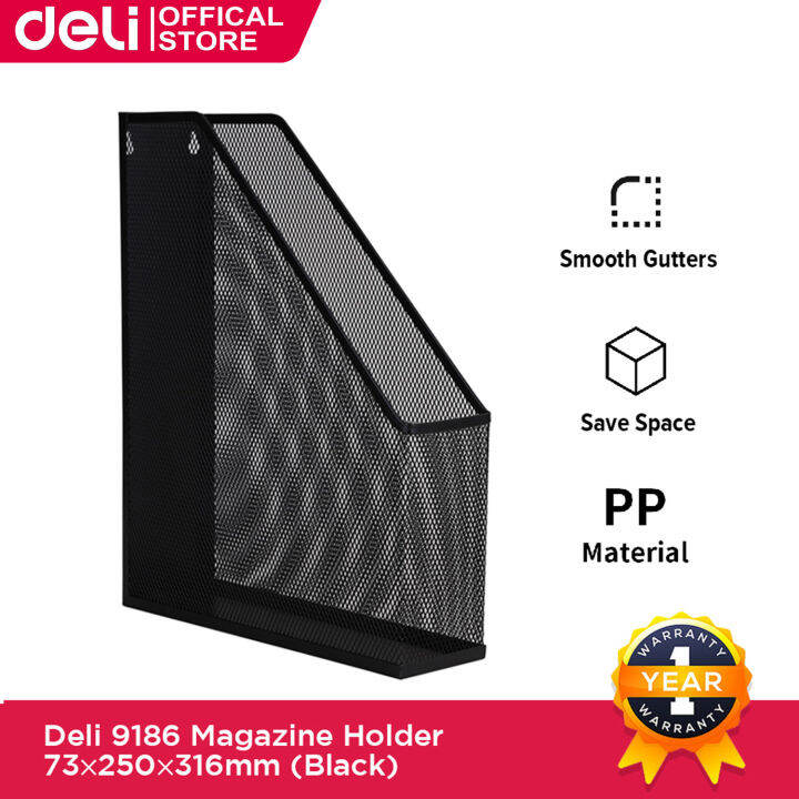 Deli Magazine Holder File Book File Rack Desktop Storage For School ...
