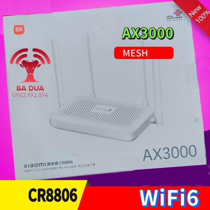 Bộ Phát Wifi Mesh Wifi 6 Xiaomi CR8806 AX3000 CR8808 CR6608 | Lazada.vn