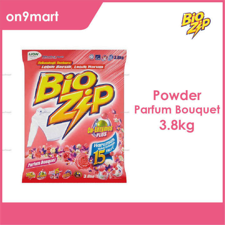 Bio Zip Parfum Bouquet Powder Detergent 3.8kg | Lazada