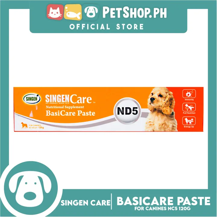 Singen Nutritional Supplement ND5 Basicare Paste For Dogs 120g | Lazada PH