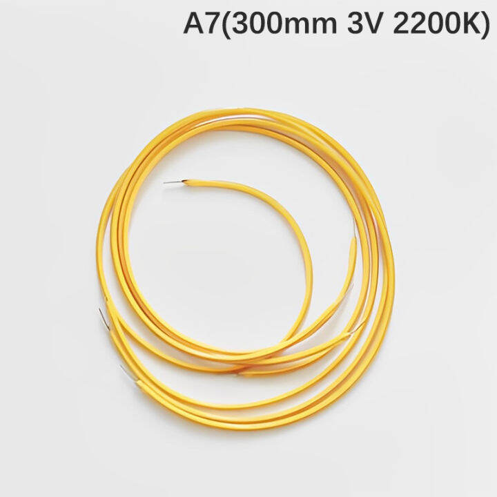 ruyifang 3V 133mm 300mm EDISON หลอดไฟ LED filament ชิ้นส่วนหลอดไฟ WARM ...