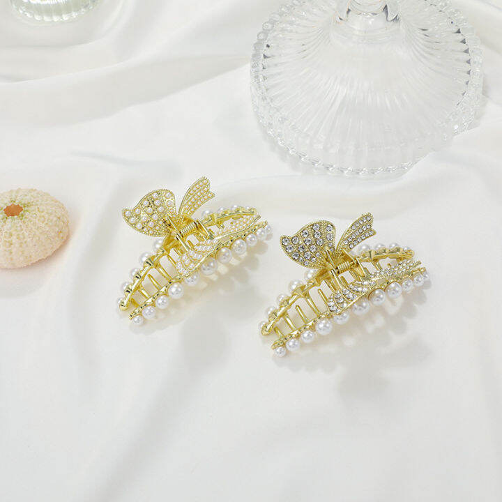 JEPITAN JEPIT RAMBUT KOREA BESI BUTTERFLY/RIBBON SPARKLE/PEARL UKURAN ...