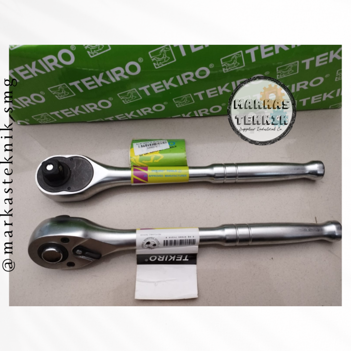 TEKIRO Rachet Handle 1/2" X 10" Gagang Besi / Gagang Kunci Sock ...