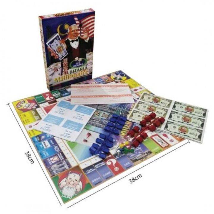 milioneire jutaria board games | Lazada