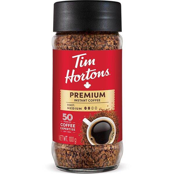 Tim Hortons Instant Premium Medium Roast Coffee, 100g, Canada | Lazada PH