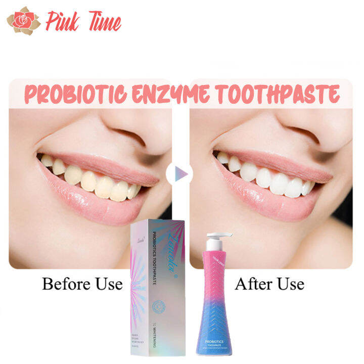 Peach And Mint Flavor Fresh Breath Probiotic Tooth Stain Removing ...