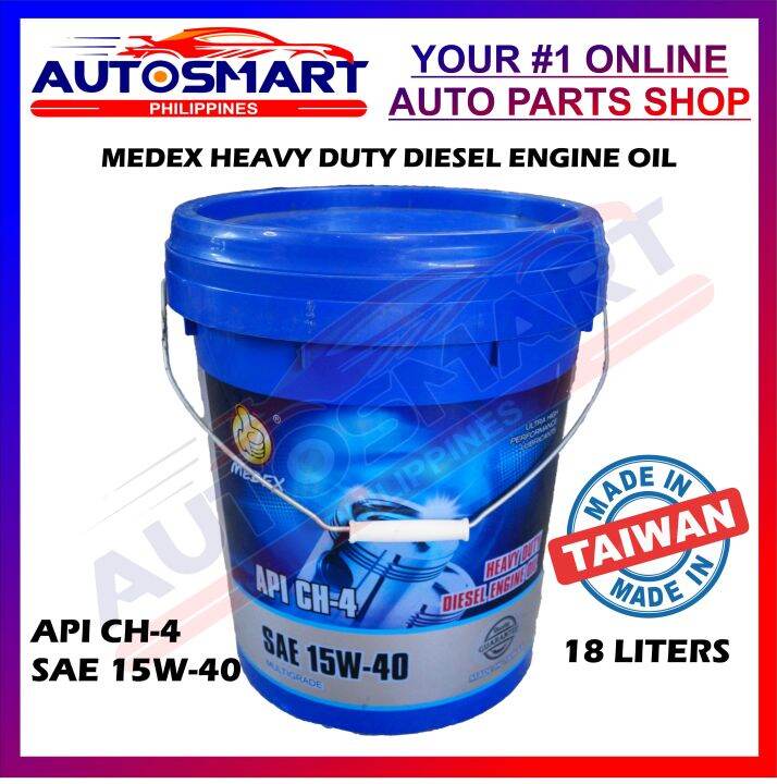 Medex SAE 15W-40 Heavy Duty Diesel Engine Oil 18 Liters | Lazada PH