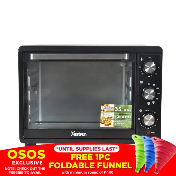 ASTRON Original Electric Convection Oven with Build-In Rotisserie and ...