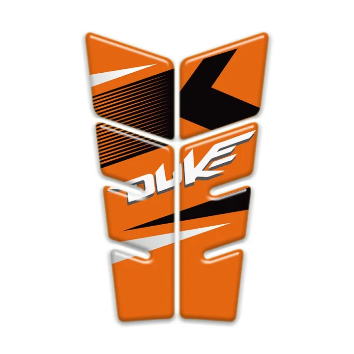 Fentlles 3D Sticker Decal Tank Pad Tankpad Protector For KTM Duke 125 ...