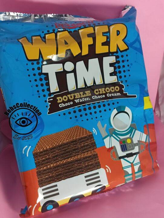 Rebisco Wafer Time Double Choco, Choco Wafer, Choco Cream 220g / 20 ...