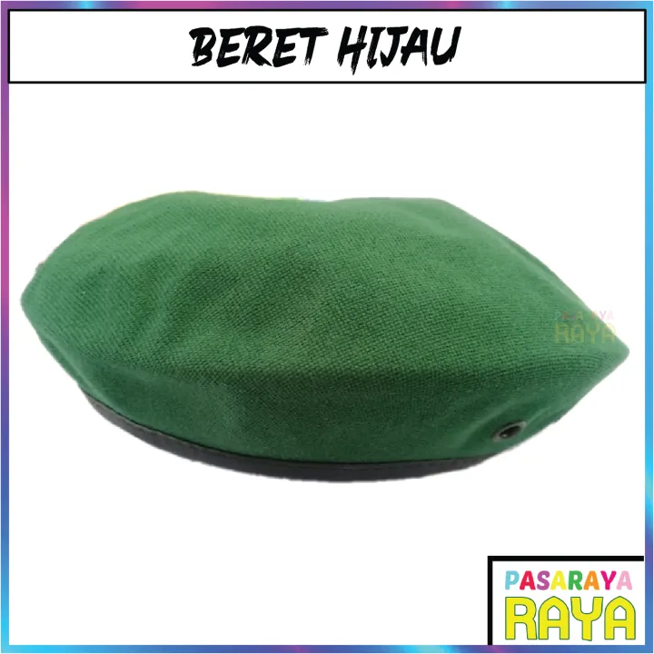BERET HIJAU KRS/TUNAS KADET REMAJA SEKOLAH (TOPI HIJAU KRS/TKRS ...