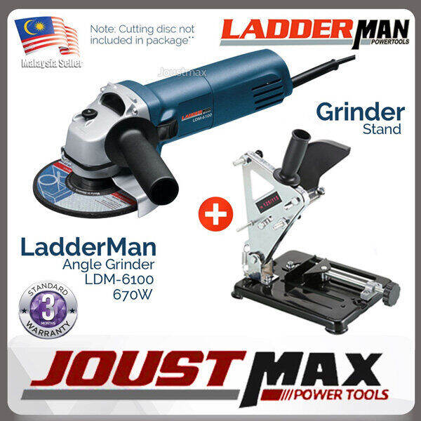 Ladderman LDM-6100 670W Angle Grinder Potong Besi with Angle Grinder ...