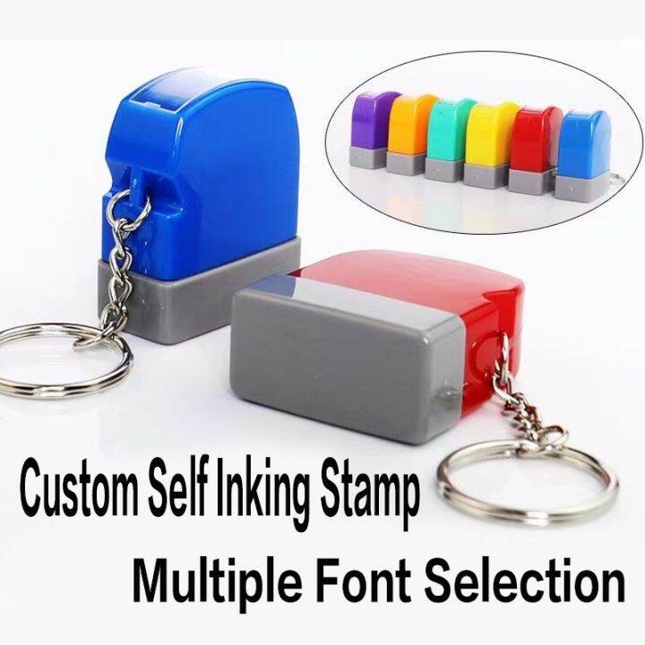 Stamp Personalized Custom Self Inking Stamp【Free ink】 | Lazada PH