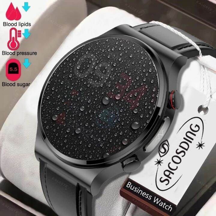 New ECG+PPG Smart Watch Men Sangao Laser Health Heart Rate Watches Body ...