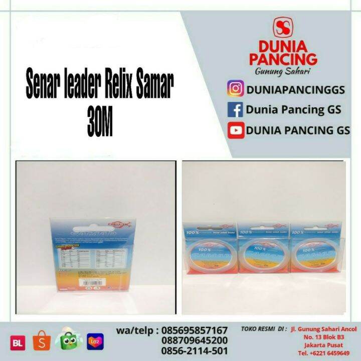 Senar Leader Relix Nusantara 8lb | Lazada Indonesia