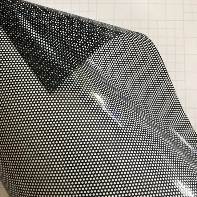 50x500cm White Perforated One Way Vision Print Media Vinyl Window Film ...