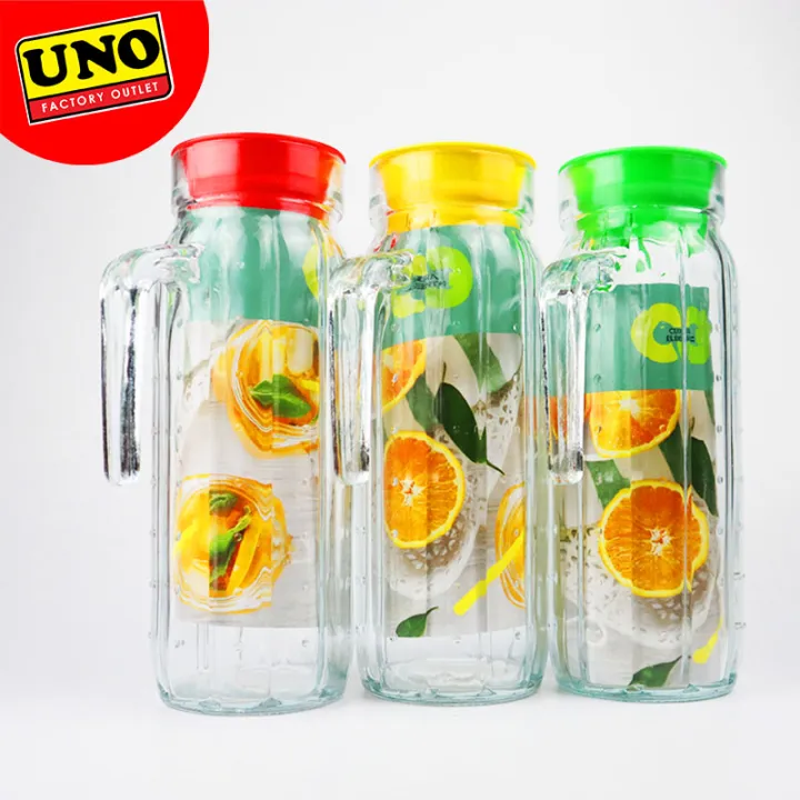 UNO GLASS FRIDGE PITCHER 1L ASSORTED COLORS | Lazada PH