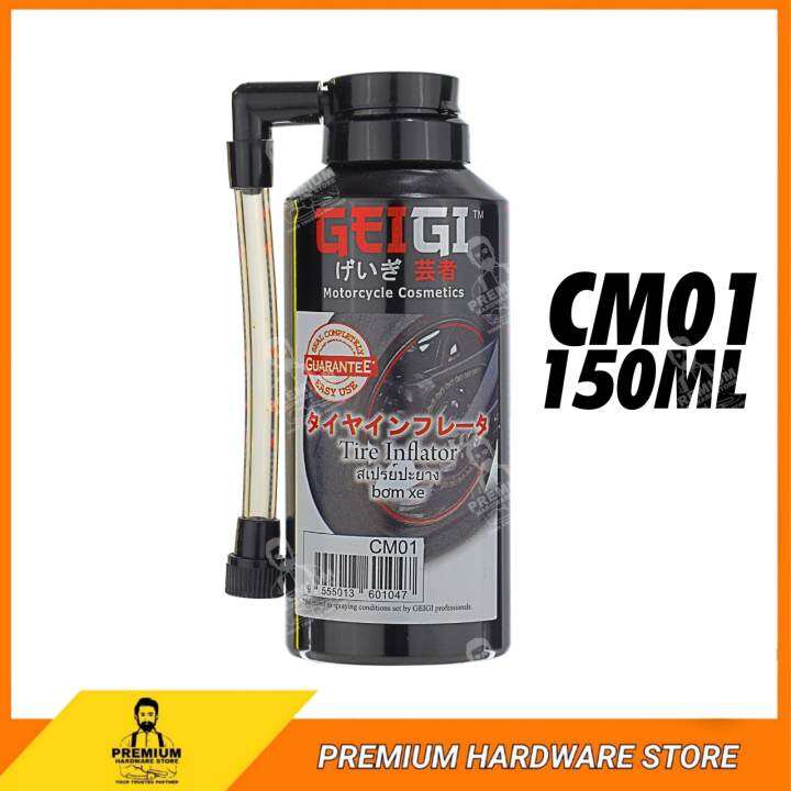GEIGI (SAMURAI) Tire Inflator CM01 150ML Emergency Tyre Puncture Weld ...